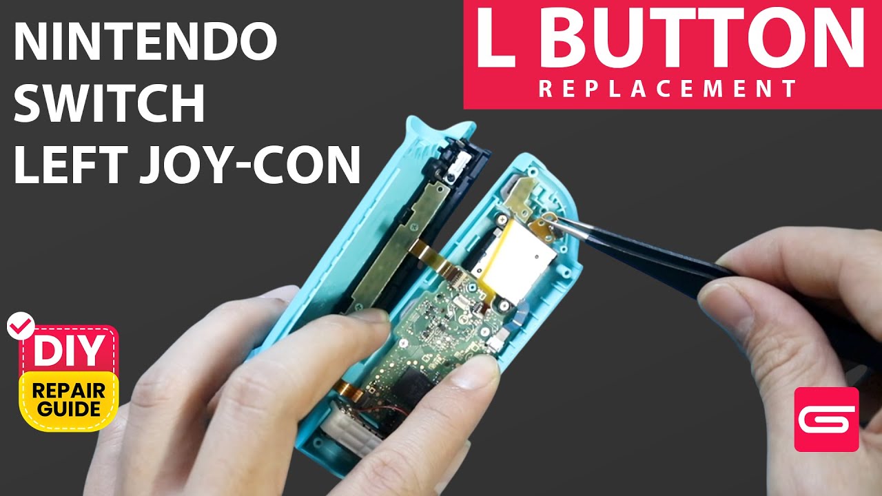 Nintendo Switch Left Joy-Con L Button Board Flex Replacement - YouTube
