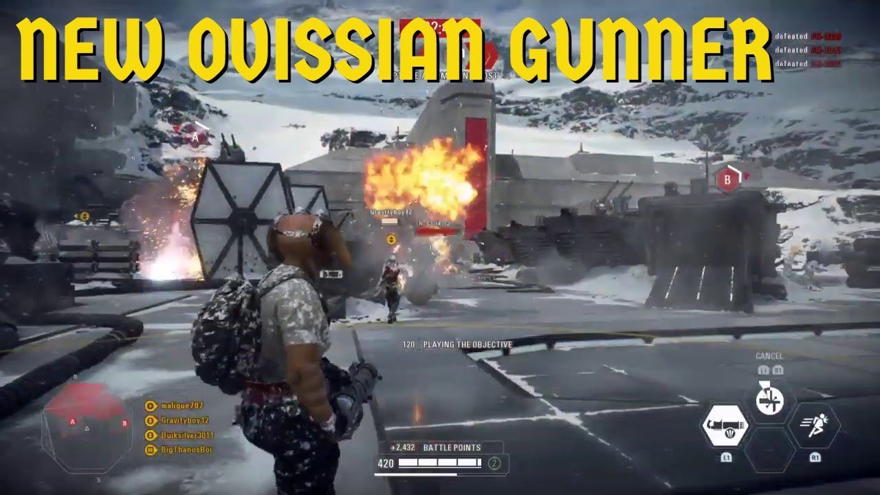 Star Wars Battlefront 2 - New Ovissian Gunner Gameplay - YouTube