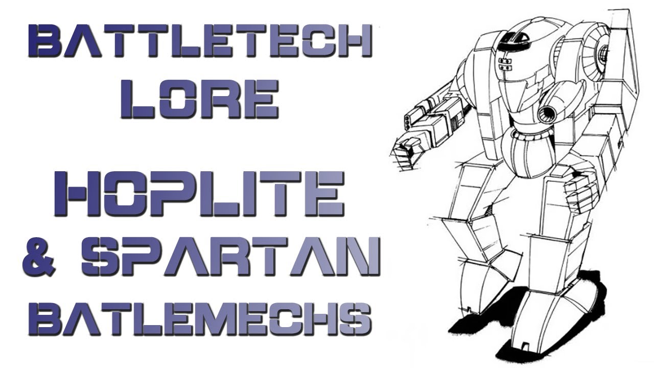 Battletech Lore - Hoplite & Spartan Battlemechs - YouTube