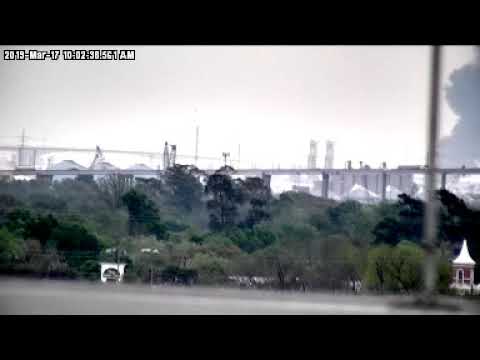 ITC initial explosion and fire 3/17/19 Deer Park, Texas - YouTube