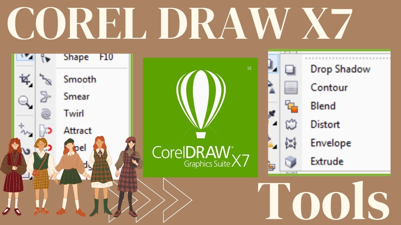 Penjelasan Tools CorelDRAW X7 - YouTube