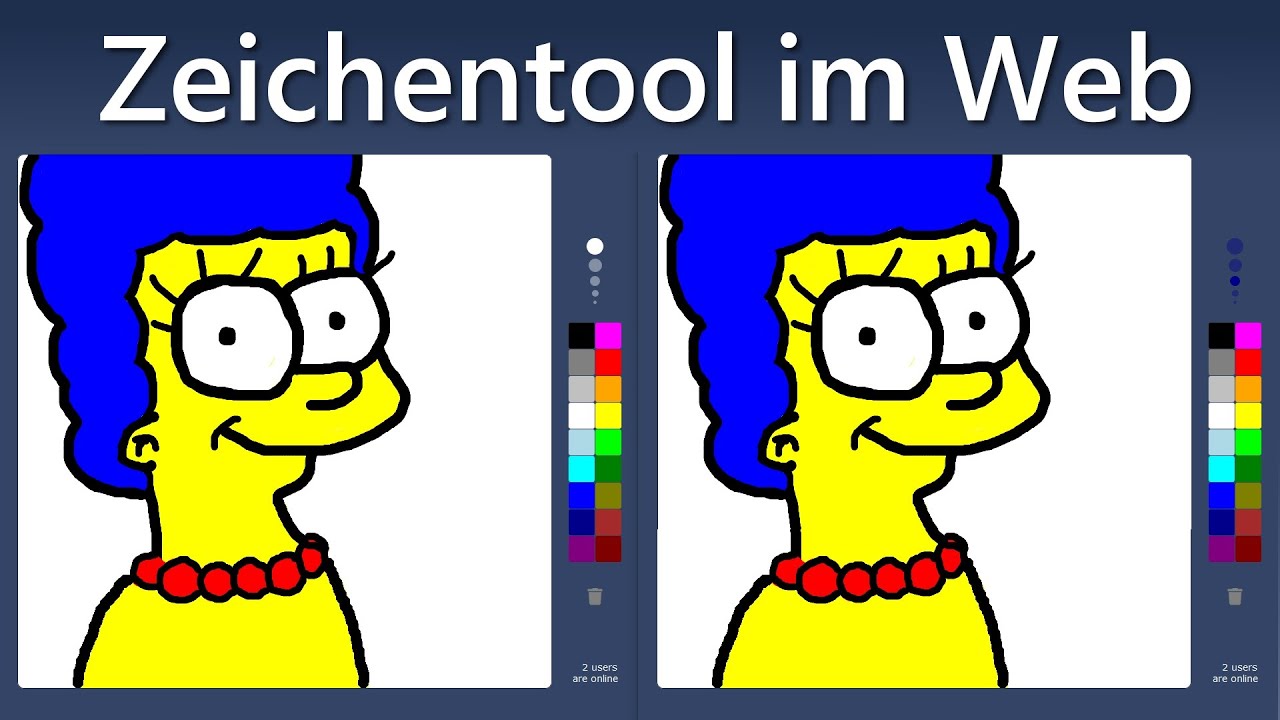 Zeichentool im Web mit Node.js und socket.io programmieren - YouTube