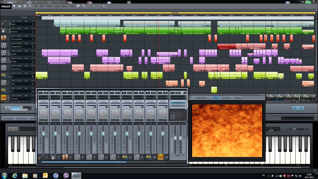 Magix Music Maker 2015 - Dance/Disco/Pop - YouTube