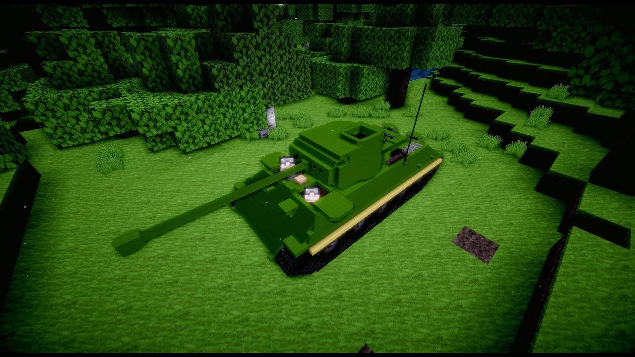 【Minecraft】Real scale Tank - YouTube