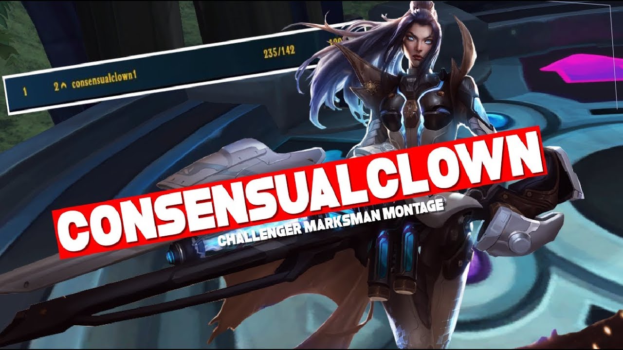 Consensual Clown - RANK#1 NA / Challenger Marksman Montage (League of ...