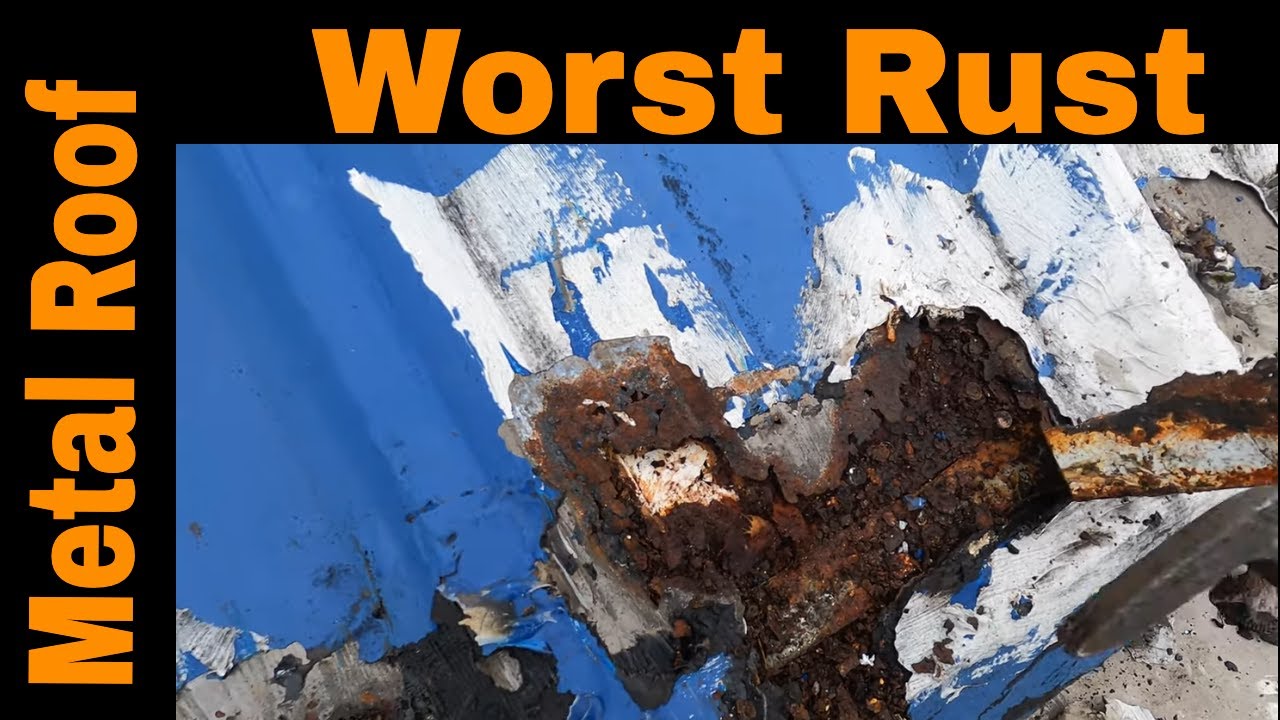 Metal Roof Edge Repair - Stop the Rust - YouTube
