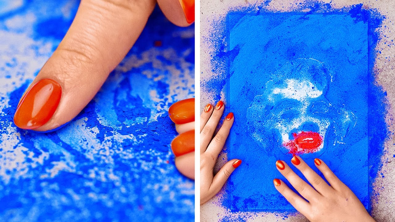 Easy And Fun Ways To Create Colorful Drawings And Paintings - YouTube