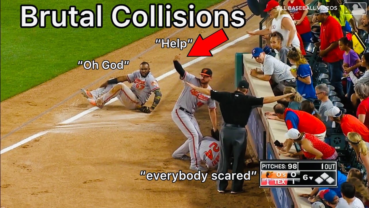 MLB / Most Brutal Collisions - YouTube