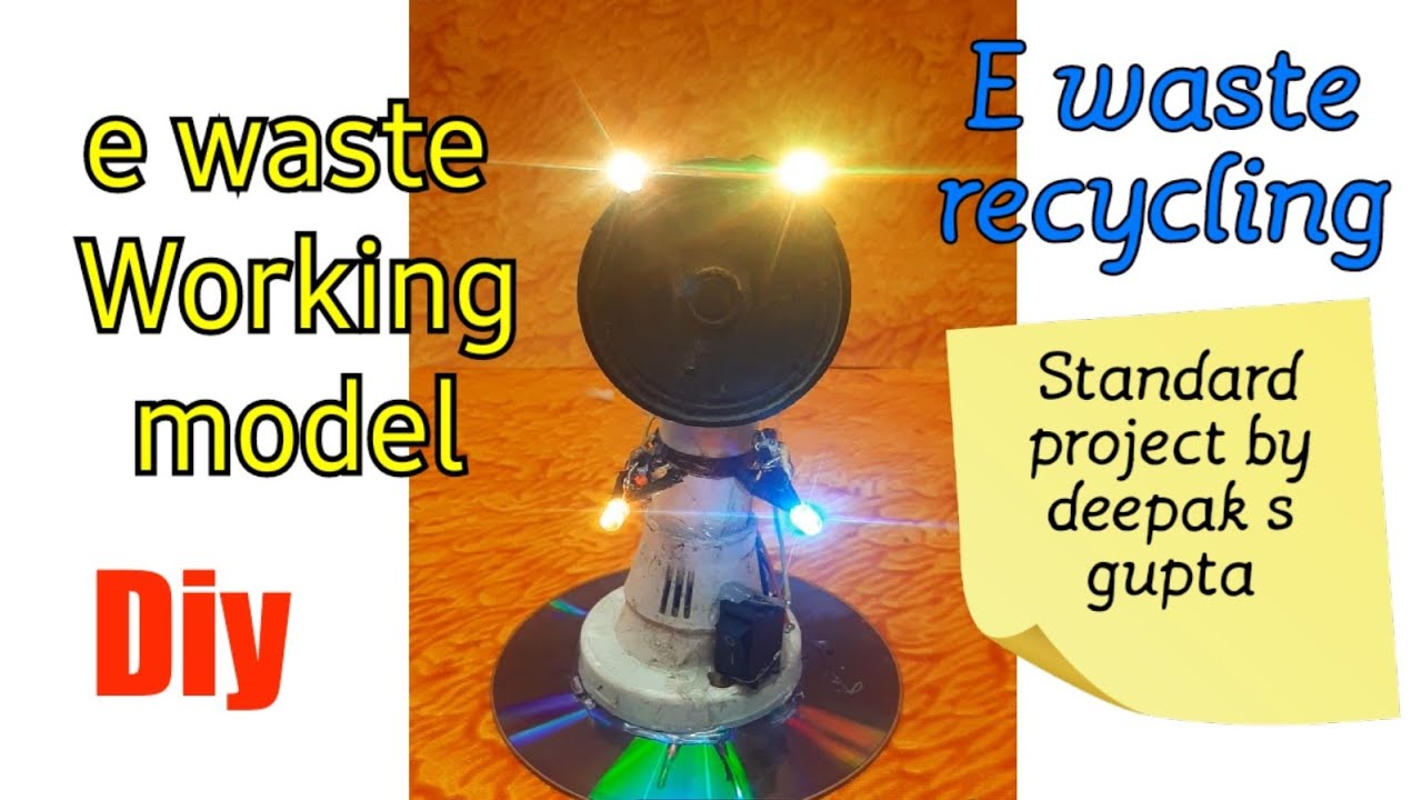 e waste working model robot #ewastemanagement #ewaste #ewasterecycling ...