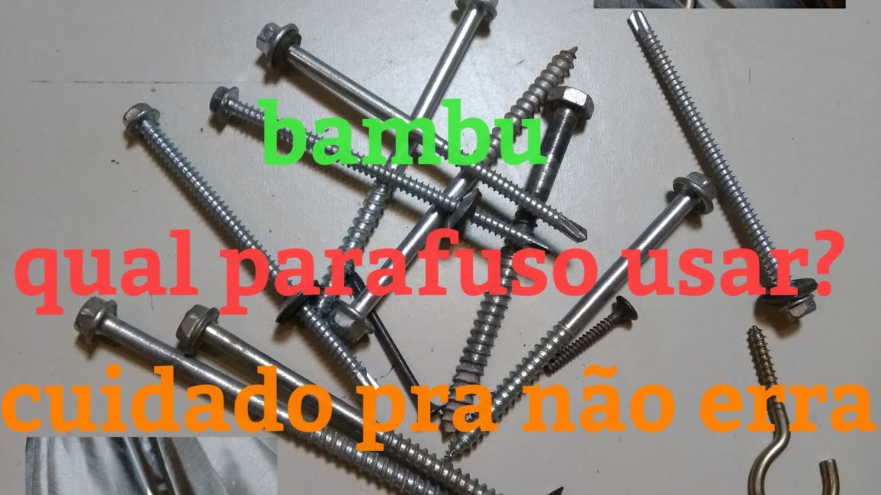 como fixar ou prender bambu com parafusos@bambutotal - YouTube