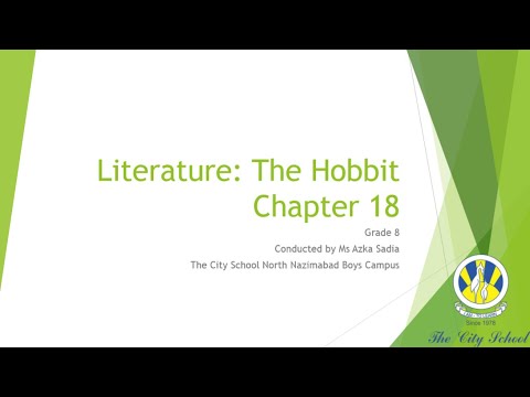 The Hobbit: Chapter 18 (24-03-20) | The City School North Nazimabad ...