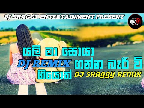 යලි මා සොයාගන්න බැරි වී ගියොත් - Yali Ma Soyaganna Dj Remix | Dj Shaggy ...