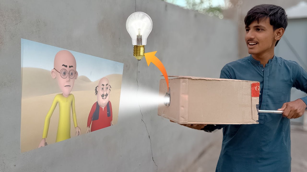 How to Make a Projector at Home | DIY Homemade Projector - YouTube