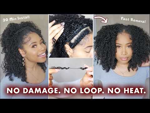 NO LOOP Feather Crochet Hack 🔥 | (Fast Install + Easy Removal) ft. Eayon Hair