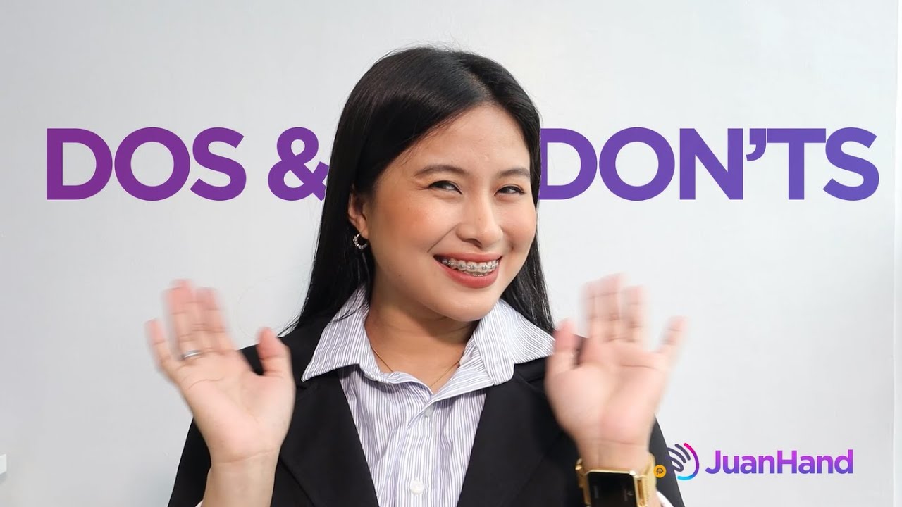 DOs & DON'Ts WHEN APPLYING FOR JUANHAND LOAN - YouTube