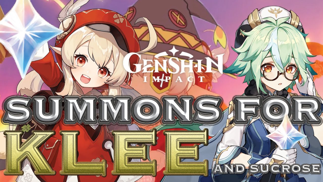 BEST EVER KLEE SUMMONS... and maybe 6 STAR-CONSTELLATION SUCROSE ...