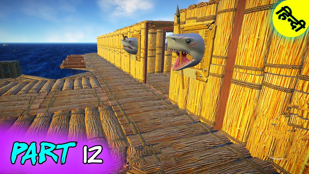 Making The Two Shark Trophy in Survival on raft Ocen nomad || The IGF ...
