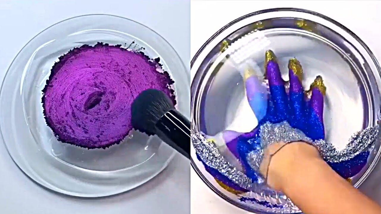 Relaxing slime - satisfying slime ASMR video compilation - YouTube