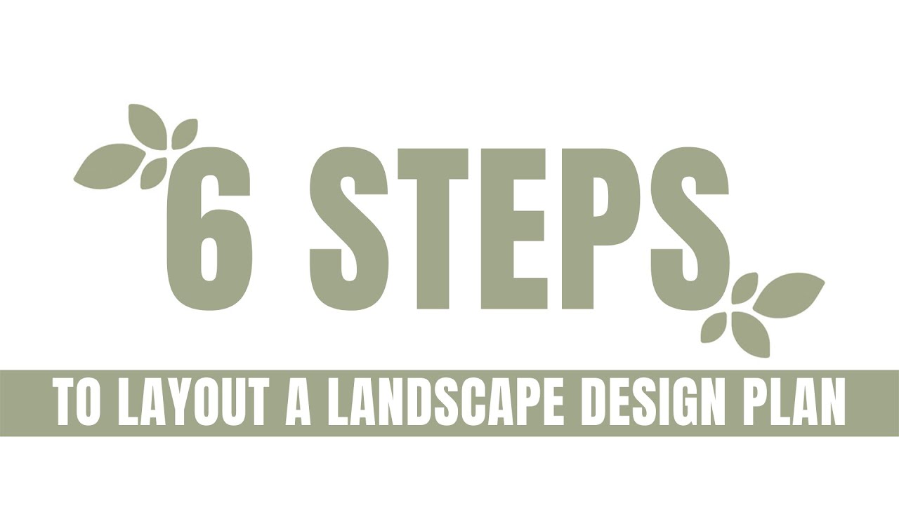 6 Super Simple Easy Peasy Steps To Layout A Landscape Design Plan - YouTube
