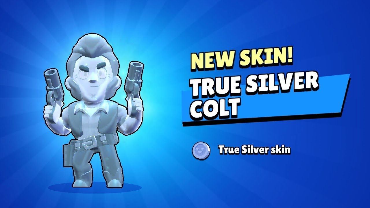 Buying True Silver Colt | Brawl Stars - YouTube