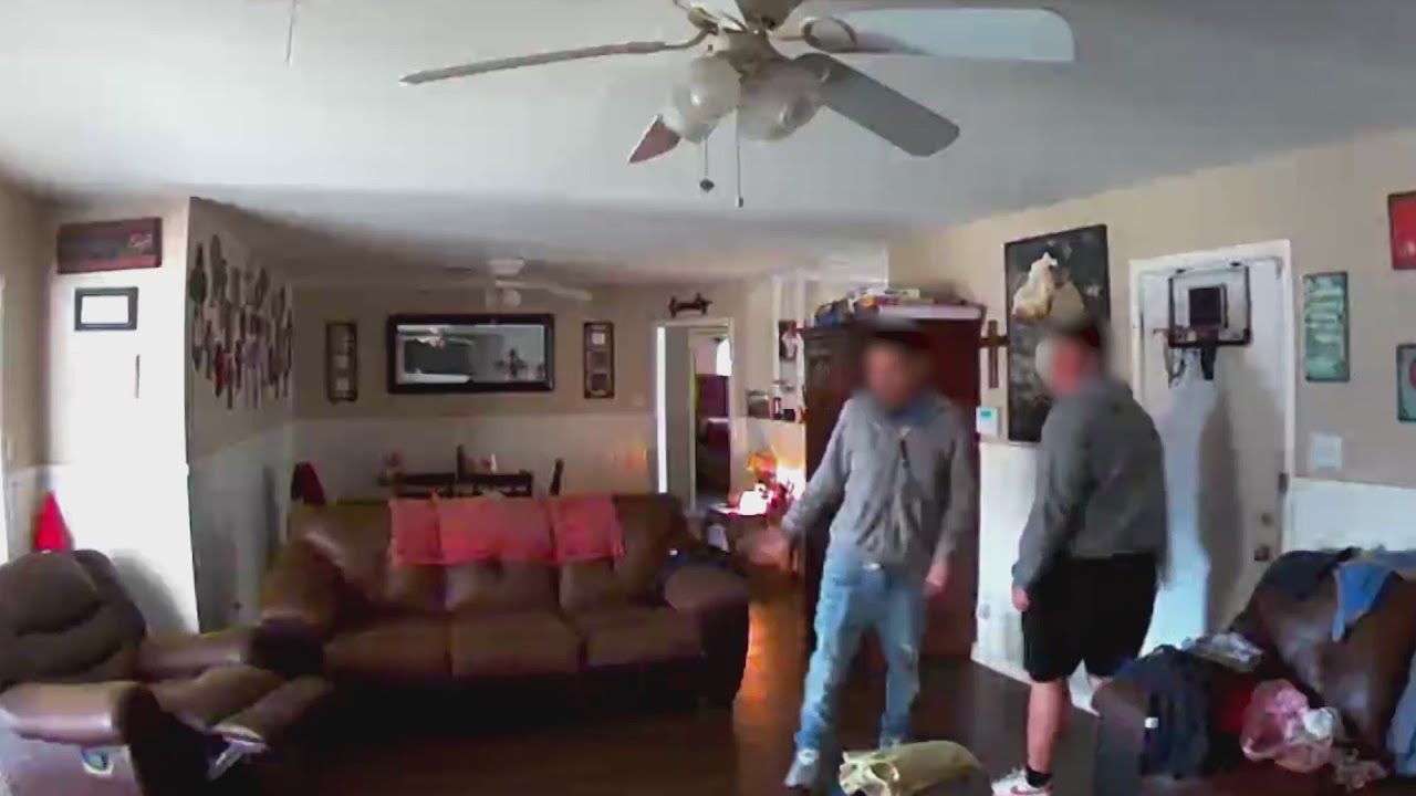Home intruders caught on camera - YouTube