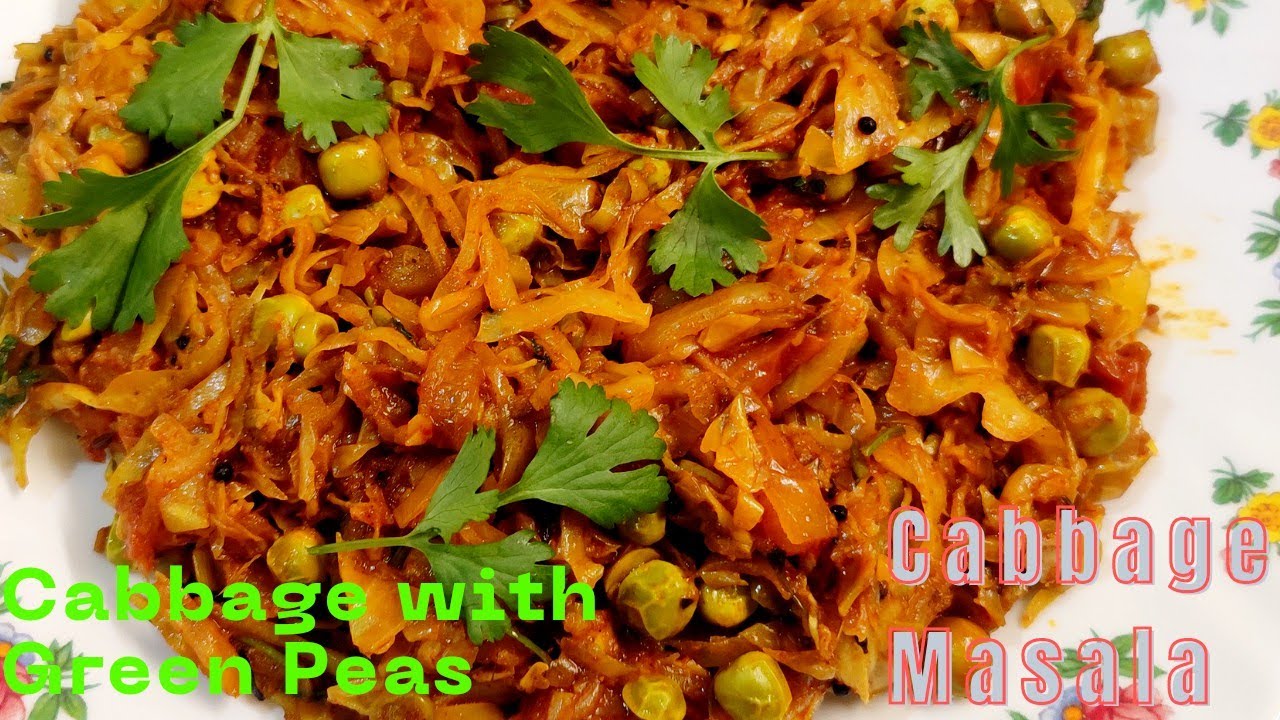Cabbage Matar Recipe | Cabbage Sabzi Recipes | Bandh Gobi ki Sabzi | # ...