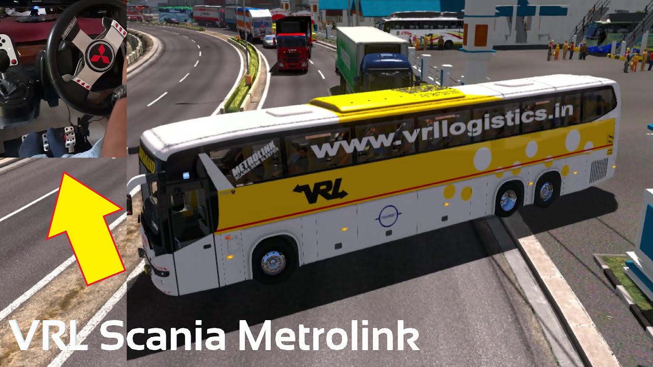 VRL Scania Metrolink HD 14.5 First Trip | Kochi to Bangalore | Euro ...