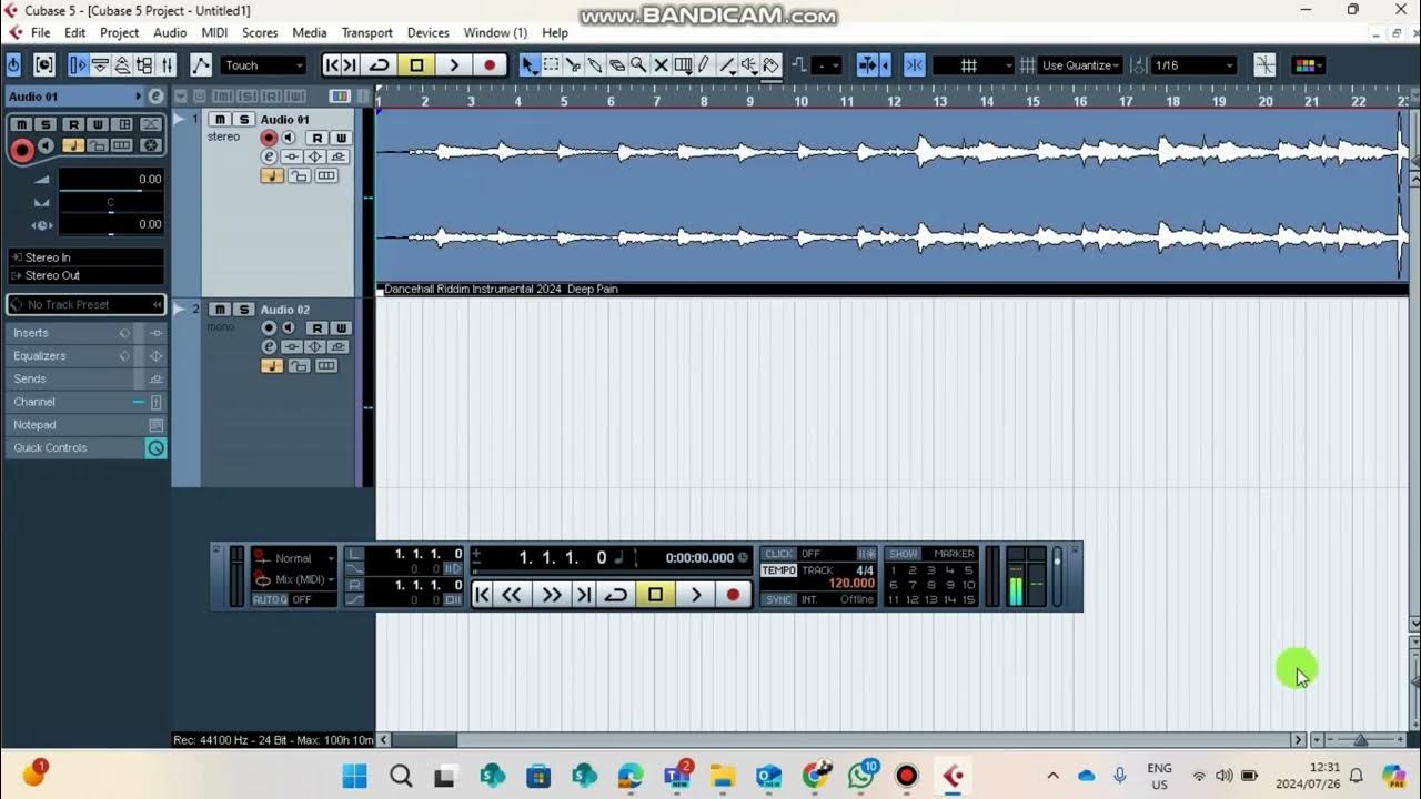 Cubase 5 Beginners Tutorial. How to Use Cubase 5. - YouTube