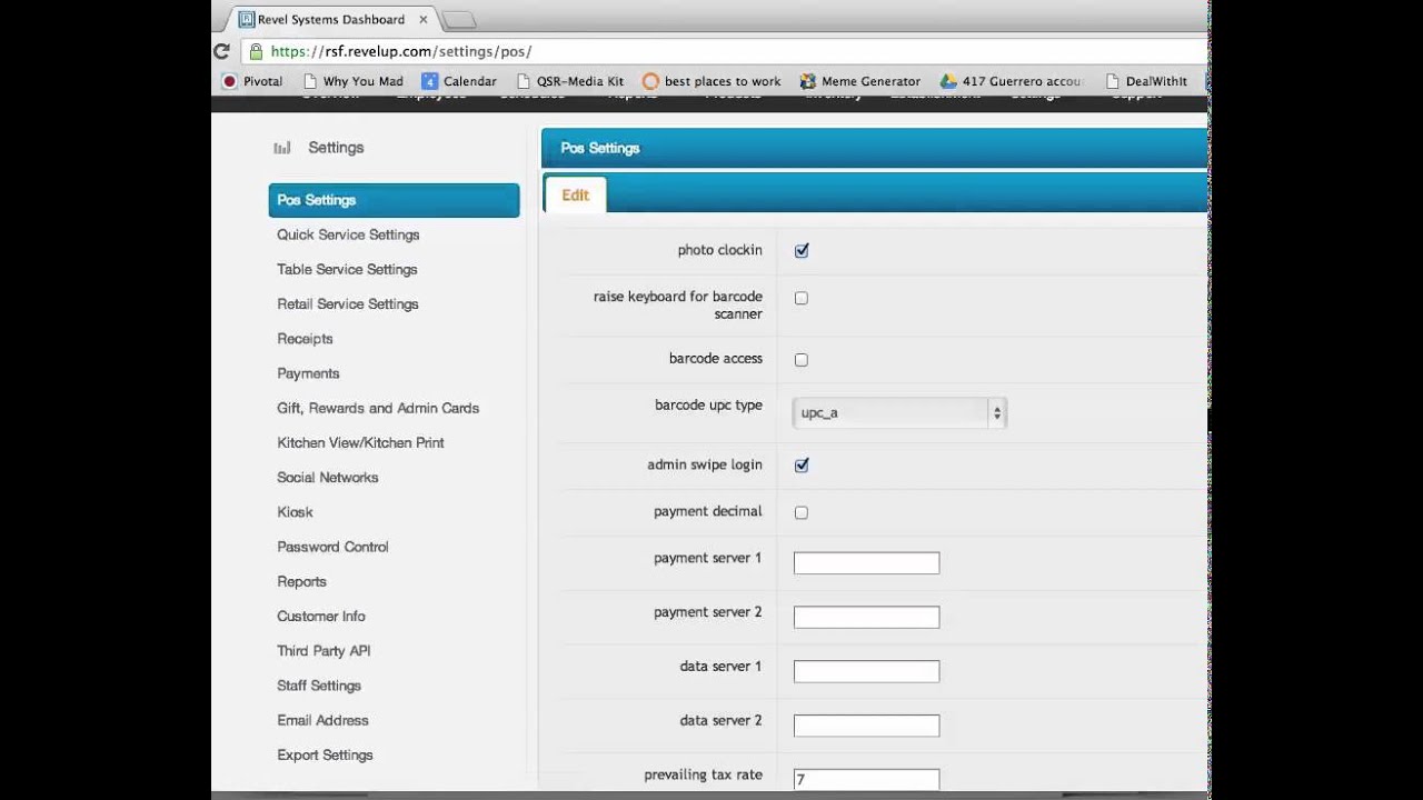 Revel iPad POS - Hide Hold Order and Discount Order Buttons - YouTube