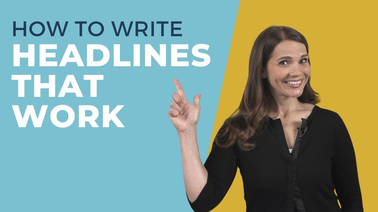 How To Write Headlines That Work - Copyhackers - YouTube
