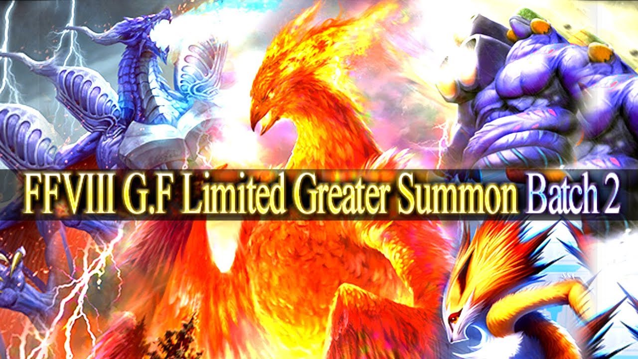 FFVIII G.F. Limited Greater Summon Batch 2 Banner | Mobius Final ...