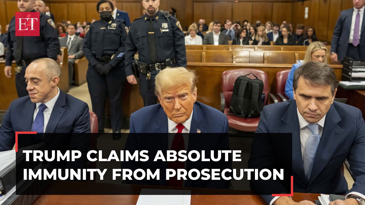 US: Trump claims absolute immunity from prosecution; Supreme Court ...