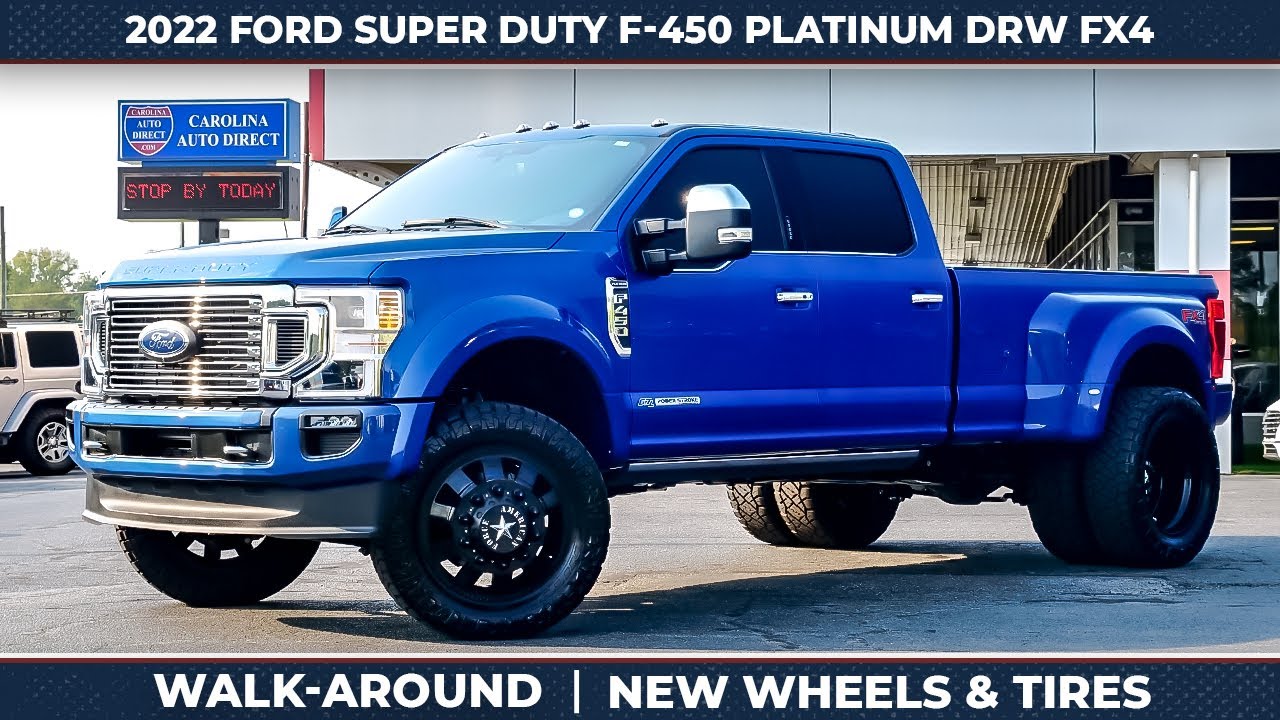 2022 Ford Super Duty F 450 Platinum DRW FX4 | New Wheels & Tires | Walk ...