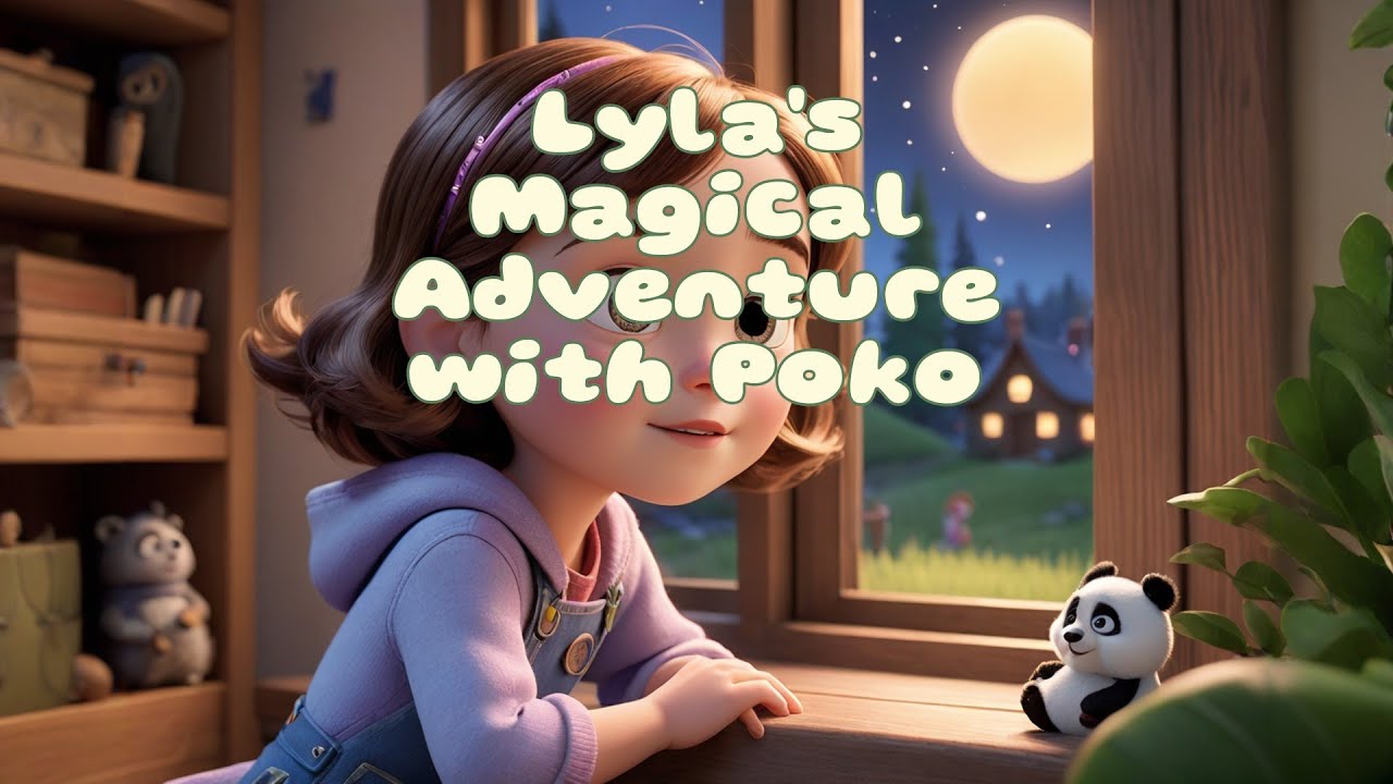 Lyla's Magical Adventure with Poko | Bedtime story of a little girl and ...