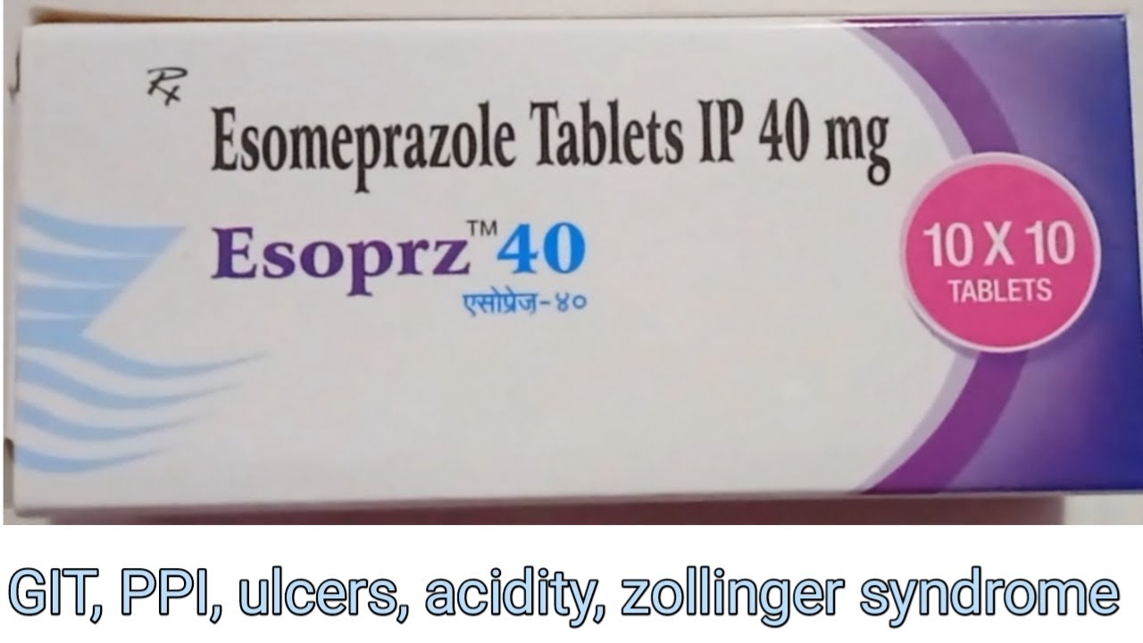 Esomprazole tablet ip 40mg in Hindi - YouTube