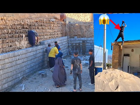 Villagers' efforts to help Mr. Dal build a house for Dal's son