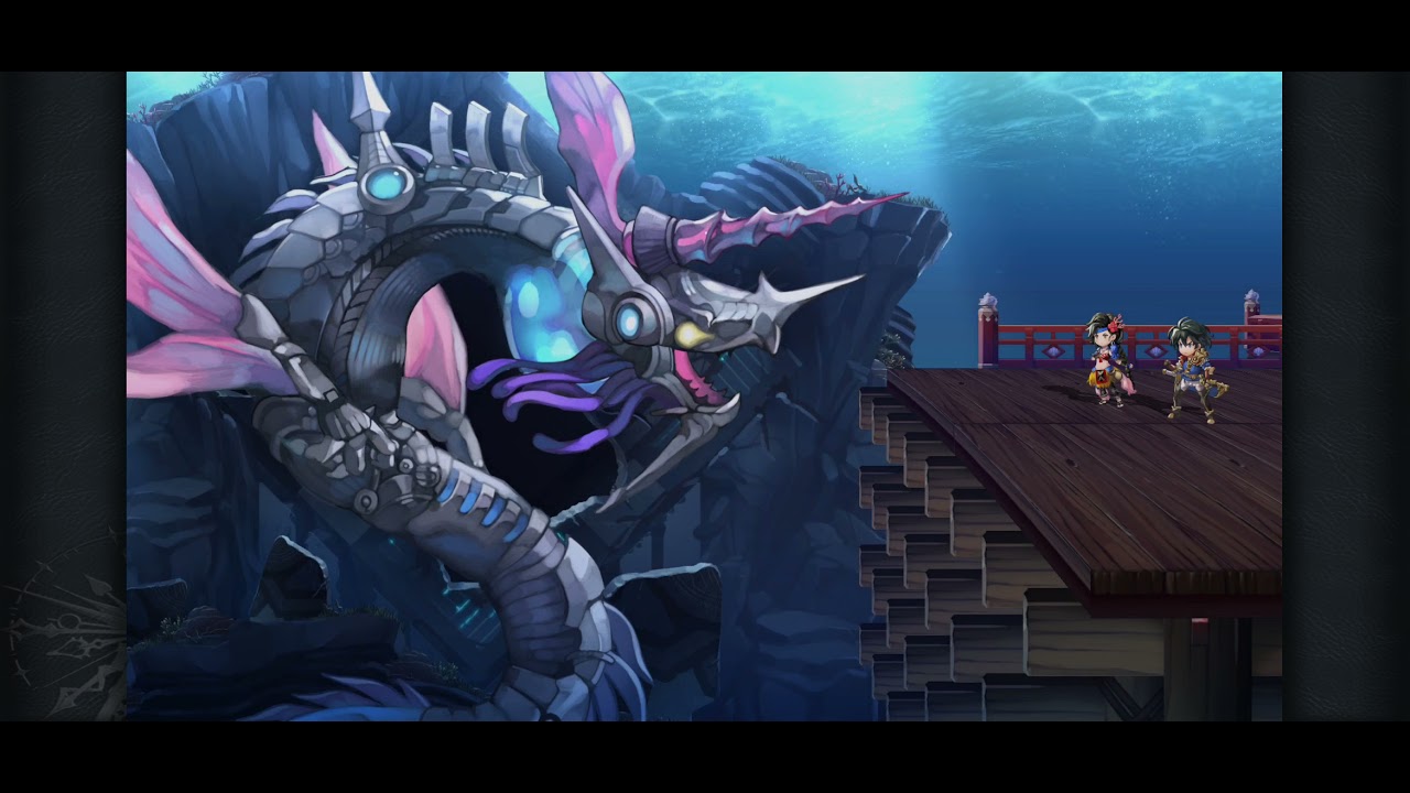 Another Eden - Leviathan Boss Battle - YouTube