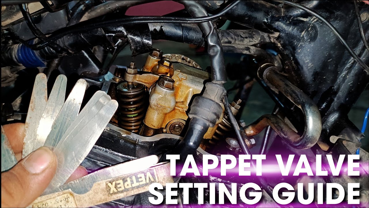 Suzuki gixxer tappet valve setting | Tappet gap setting | Engine noise ...