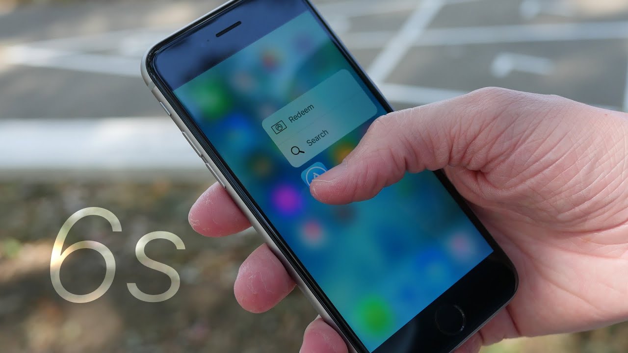 iPhone 6s - 3D Touch Demo! - YouTube