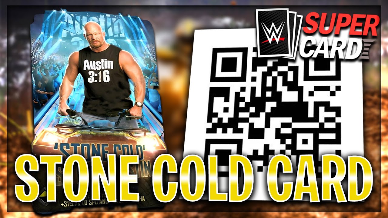 NEW SPECIAL EDITION STONE COLD CARD LEAKED NEW QR CODE WWE new-special-edition-stone-cold-card-leaked-new-qr-code-wwe