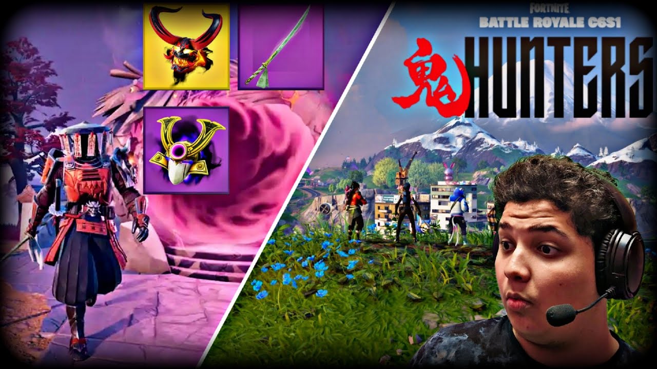 "Fortnite Chapter 6 Gameplay: New Katana and Mythic Oni Masks in Action ...