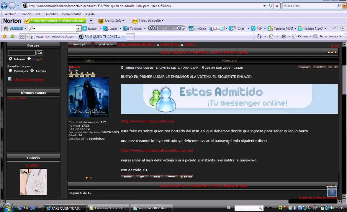 fake msn Screen Stream - YouTube