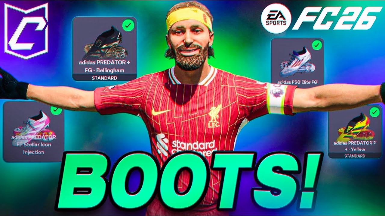 EAFC 26 Pro Clubs: All Boots! - YouTube