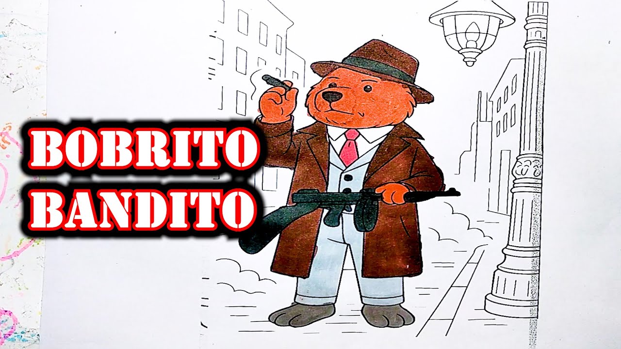 Bobrito-Bandito Coloring Art 🎨 Italian Brainrot Meme Drawing Process ...