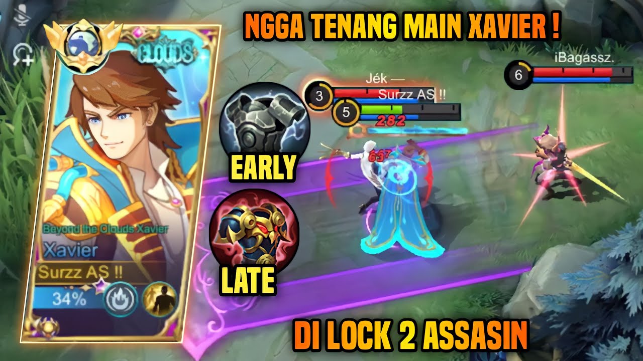 REVIEW SKIN XAVIER BEYOND THE CLOUDS LANGSUNG DI LOCK 2 ASSASIN ...