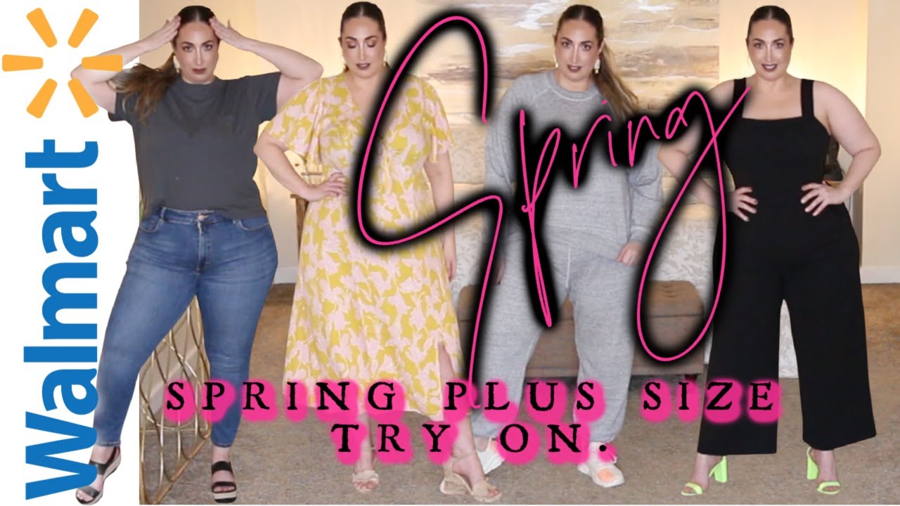 Walmart Spring 2021 Plus Size Try On Haul | Uhapi Beauty - YouTube