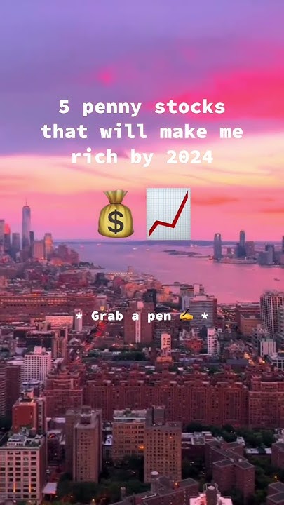 Top 5 penny stocks to buy in 2023 - YouTube