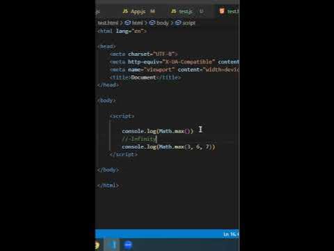 math object in javascript | max method in javascript | javascript for ...
