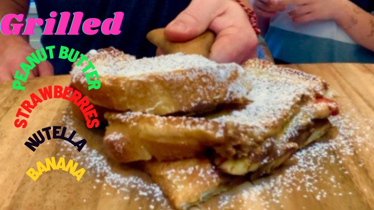 Crazy Easy Peanut Butter and Banana Sandwich with Strawberries and ...