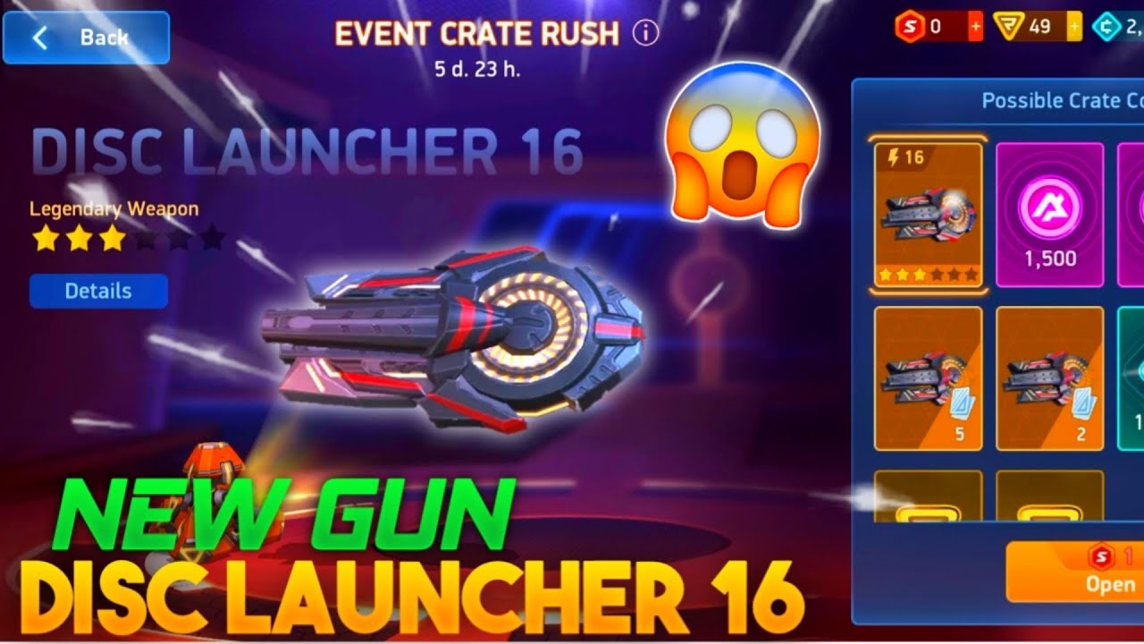 DISC LAUNCHER 16!!! , Finally Came 😊 | MECH ARENA - YouTube